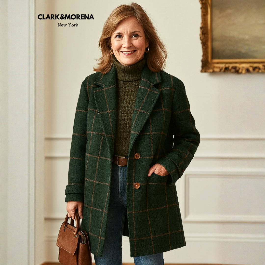 Emma Tweed Coat™ | Effortless Elegance for Every Occasion – Clark & Morena